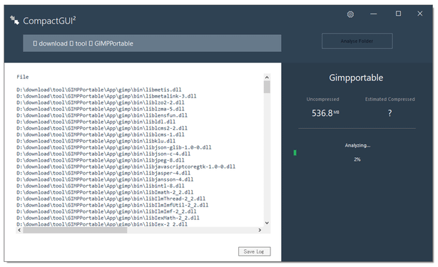 CompactGUI のダウンロードと使い方 - k本的に無料ソフト・フリーソフト
